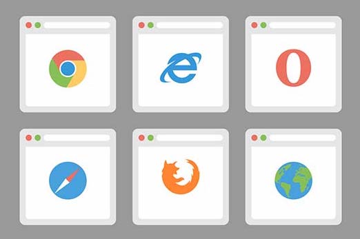 To open your browser, find one of the icons displayed in the nearby ...